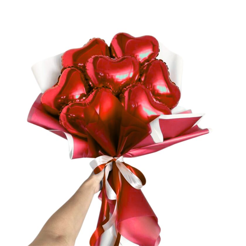 Red Balloons Bouquet – Beautifulflowers